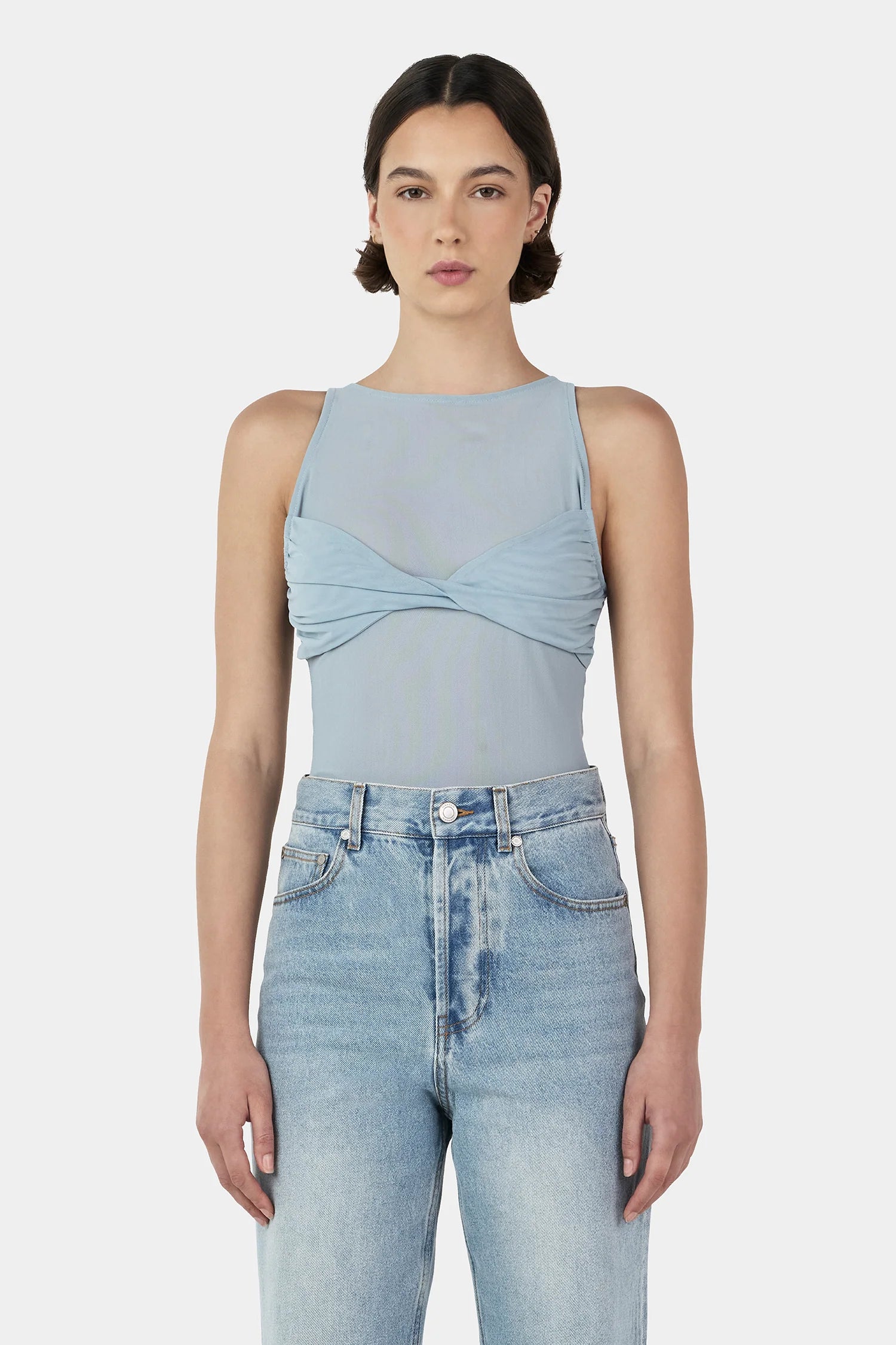 HALSEY MESH TOP