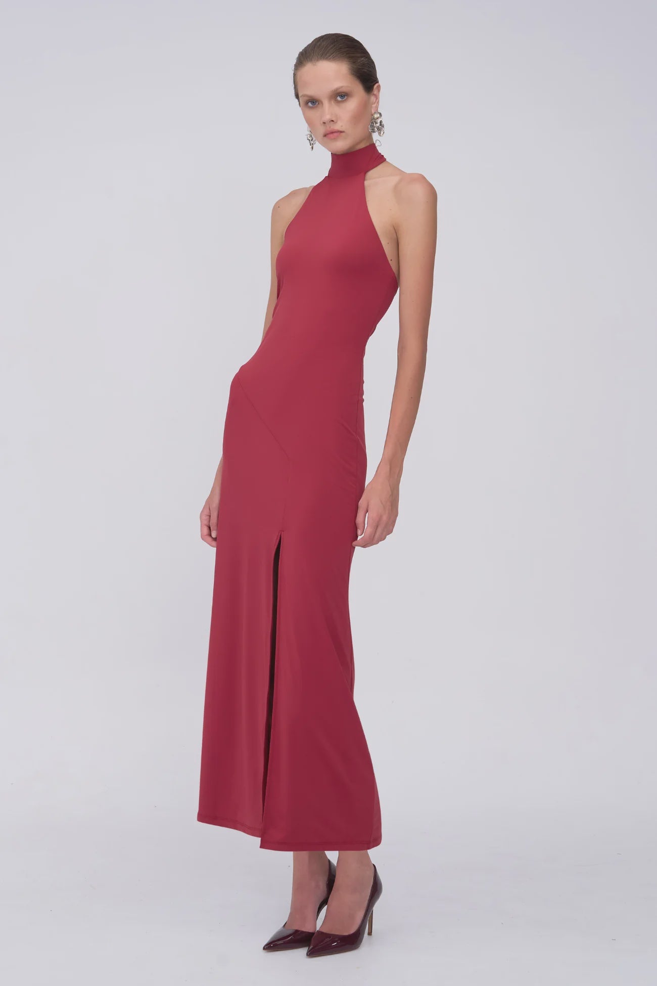 ELLIE HALTER NECK DRESS